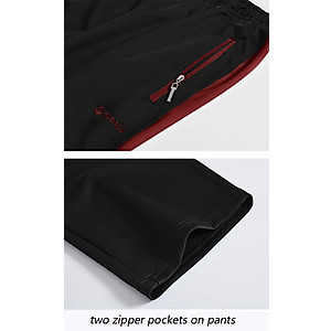 YSENTO Men's Tracksuits Set Outfits 2 Piece Jogging Suits Warm Up Running Track Sets Sweatsuits Black L