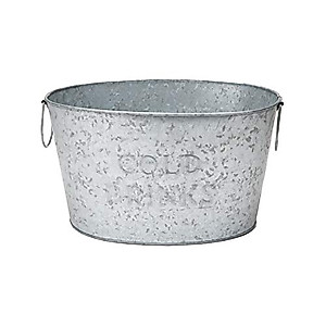 Mind Reader Beverage Bucket, 17.25"L x 11"W x 9.5"H, Silver