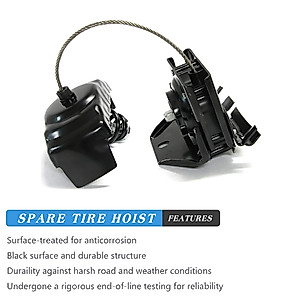 Spare Tire 924-517 Hoist Carrier Assembly Compatible with Chevy, Cadillac & GMC SUVs Escalade, Avalanche 1500, 2500, Suburban, Tahoe, Yukon, Yukon XL Replaces 924517, 22968178, 25974845, 15204233