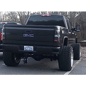 BulletProof Hitches™ 2.5" Adjustable Medium Duty (14,000lb Rating) 6" Drop/Rise Trailer Hitch with 2" and 2 5/16" Dual Ball (Black Textured Powder Coat)