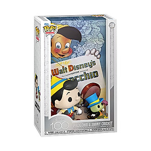 Funko Pop! Movie Poster: Disney 100 - Pinocchio, Pinocchio & Jiminy Cricket