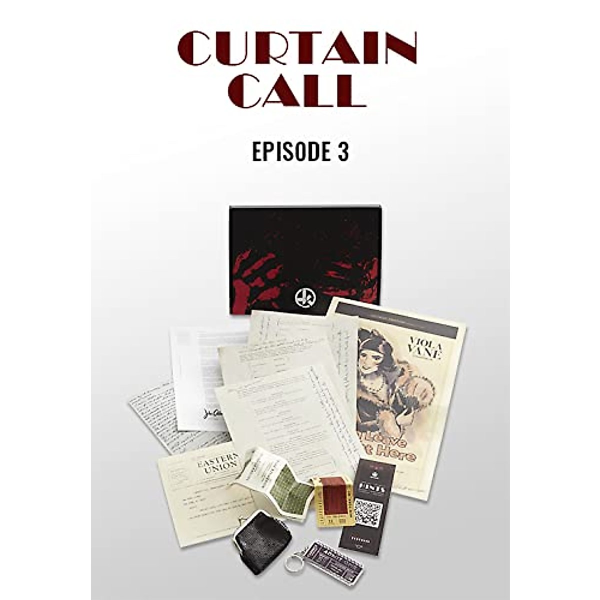 Hunt A Killer: Curtain Call - Complete Box Set, Murder Mystery Game, Take on the Unsolved Case as an Independent Challenge, for Date Night or with Family & Friends as Detectives for Game Night