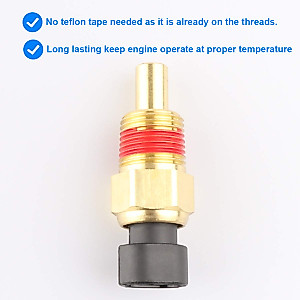 Coolant Temperature Sensor, ECT Temp Sensor 213-928, 15326386, 213928 Compatible with Buick Cadillac Chevy GMC Pontiac Duramax- Astro Blazer Impala Malibu K1500 S10 Silverado Tahoe Sierra Yukon, More