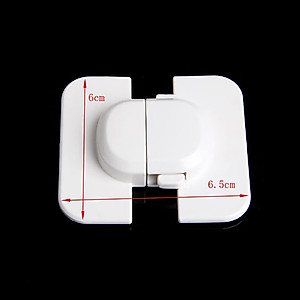 DOITOOL Refrigerator Latch Refrigerator Lock Fridge Freezer Door Lock Latch Catch to Keep Door Closed, No Tools Required and Easy Installation Refrigerators with Damaged Sealing Strips