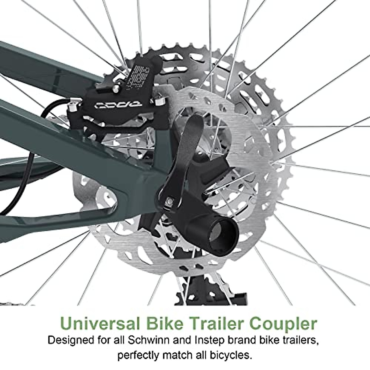 EFEALL Bike Trailer Hitch, Instep Bike Trailer Coupler Bicycle Trailer Hitch Attachments Trailer Replacement Parts for Kids Dog Pet Baby Child Carrier Schwinn Bike Trailers