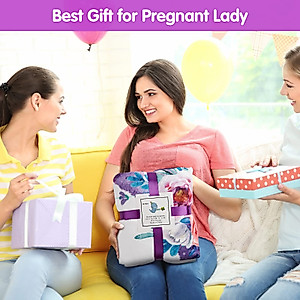 Baby Monthly Milestone Blanket, 51"x40" Newborns Month Blanket Gift for Baby Shower, Soft Plush Photo Prop Blanket for Boy&Girl, Newborn Unisex Blankets with Months