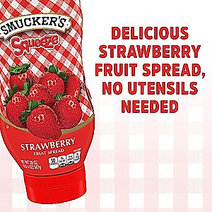 Smucker's Squeeze Strawberry Fruit Spread, 19.17 Fl Oz