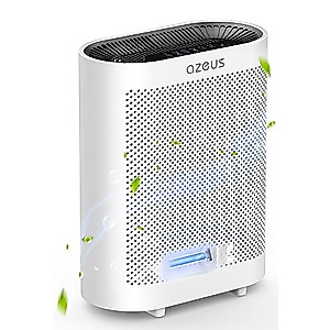 AZEUS True HEPA Air Purifier for Home, Up to 2160 sq ft Large Room, UV light | Ionic Generator | Office or Commercial Filter 99.97% Pollen Smoke Dust Pet Dander Auto Mode Sensor