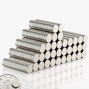 wotoy 120 Pieces 8x1mm DIY Personalized Multi-Use Refrigerators Magnets for Bulletin Boards Art Craft Fridge Door Whiteboard Map