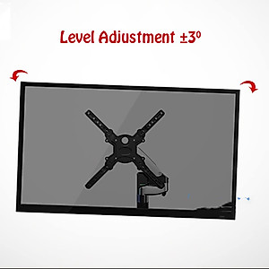 APAINI Spring Dual Arm 40-50" 8-16kg Full Motion Monitor Wall Bracket LCD Tv Mount Holder Support