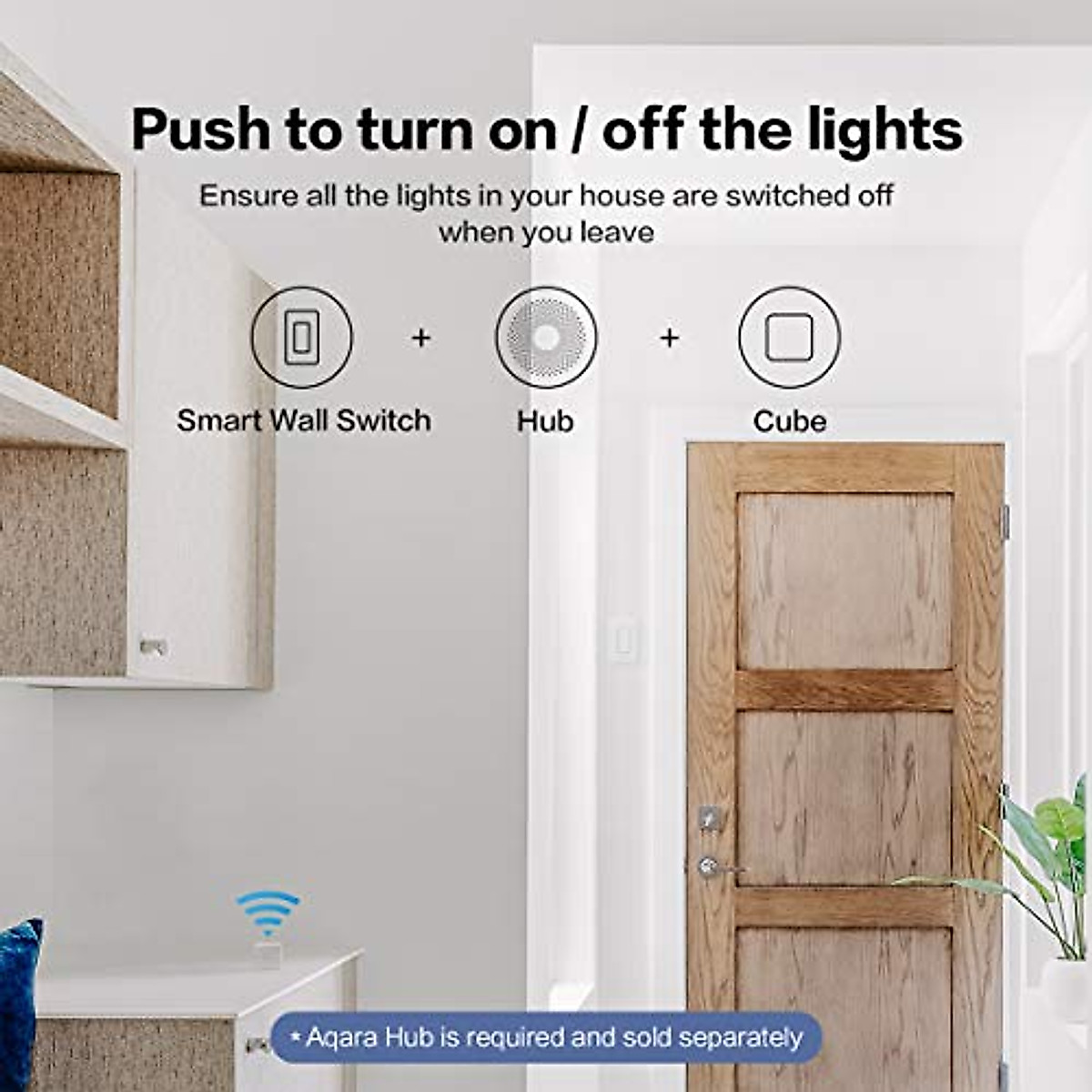 Aqara Cube, Requires AQARA HUB, Zigbee Connection, Magic Cube Controller, 6 Customizable Gestures to Control Your Smart Home Devices, 2 Year Battery Life, Works with IFTTT
