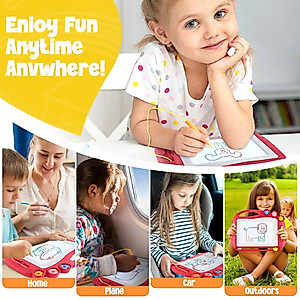 Magnetic Drawing Board, Toddler Toys for Age 1 2 3 Boys Girls, Etch a Sketch, Best Birthday Easter Christmas Halloween Kids Toy Gifts for Boys and Girls