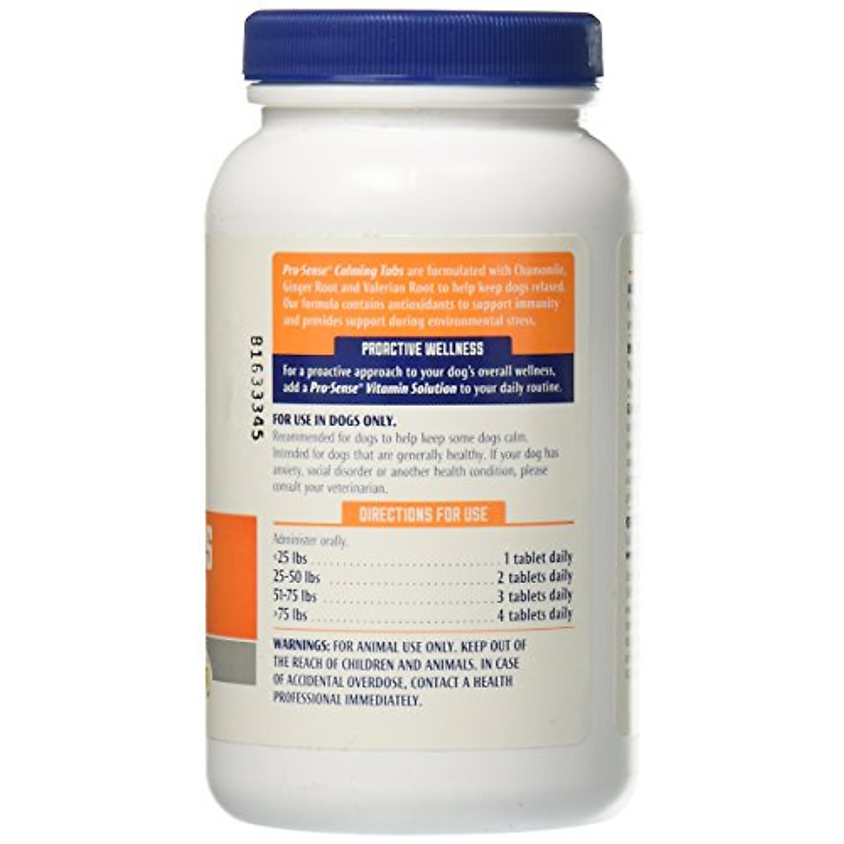 Pro-Sense Anti-Stress Calming Tablets for Dogs, 60 ct