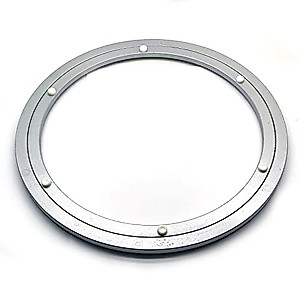 Turntable Bearings Rotating Bearing Plate,Susenya Heavy Duty Swivel Plate,Round Lazy Susan,Aluminum Rotating Bearing Turntable,16 Inch Lazy Susan Hardware,Large Lazy Susan,450 lbs Capacity,Silver,1p