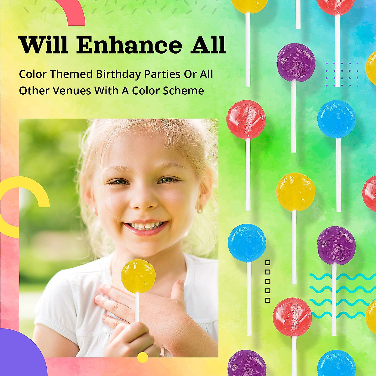 LIEBERS Assorted Candy Lollipops, Bulk Lolly Pops Individually Wrapped, Loli Suckers Party Pack (Lollipops)