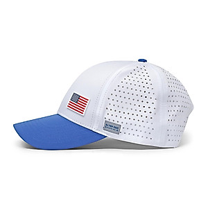 Alter Ego Running Trotter Splash RWB Flag - Durable, Lightweight, Breathable Premium Hat (RWB Flag, Medium)