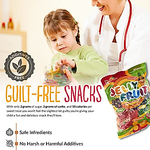 Apexy Jelly Fruit, Tiktok Candy Trend Items, Tik Tok Hit or Miss Challenge, Assorted Fruit Shaped Jelly, Strawberry, Mango, Apple, Pineapple, Grape. 9.87oz.