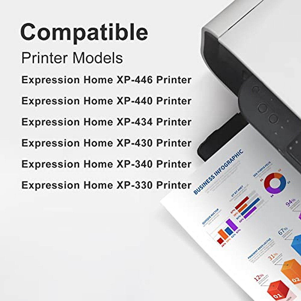 ActualColor C 288XL Remanufactured Ink Cartridge Replacement for Epson 288XL 288 XL T288XL Ink Cartridges for Expression Home XP-340 XP-430 XP-330 XP-440 XP-446 Printer Black Cyan Magenta Yellow, 4P