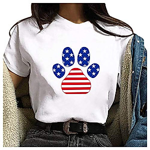 Shirts for Women Casual XL Womens Tops for Date Night Women Causal Shirts Ladies Blouse Pullover Fashion T Shirt White
