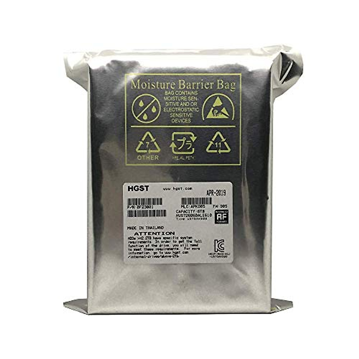 HGST Ultrastar 7K6000 HUS726060ALE610 (0F23001) 6TB 7200 RPM 128MB Cache SATA 6.0Gbps 3.5in Enterprise Hard Drive - 5 Year Warranty (Renewed),Mechanical Hard Disk