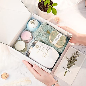 Birthday Gifts for Women Friends Female, Happy Birthday Gift Basket for Best Friend Mom Sister, Relaxing Spa Gift Ideas for Coworker Teacher Nurse, Thank You Gifts for Her Bestie Bff