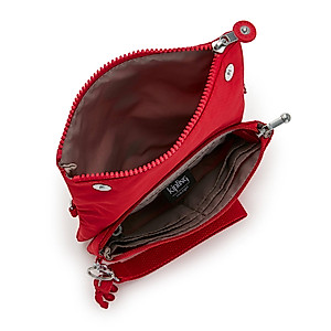 Kipling womens Lynne Crossbody Bag, Red Rouge, 8 L x 4.75 H x1 D US