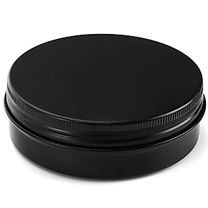 Foraineam 24 Pack 4 oz Screw Lid Round Tins Aluminum Empty Tins Metal Storage Tin Jars Spice Containers Travel Tin Cans