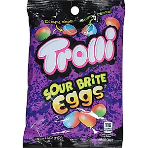 Trolli Sour Brite Eggs, Assorted 4.0 Ounce