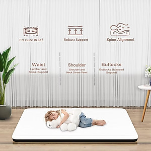 LIYIH 4 Inch Twin Mattress, Memory Foam Mattress, Twin Size Mattresses, Children’s Rooms Mattress,This Mattress has Almost no Odor,CertiPUR-US Certified【2024 New Version】