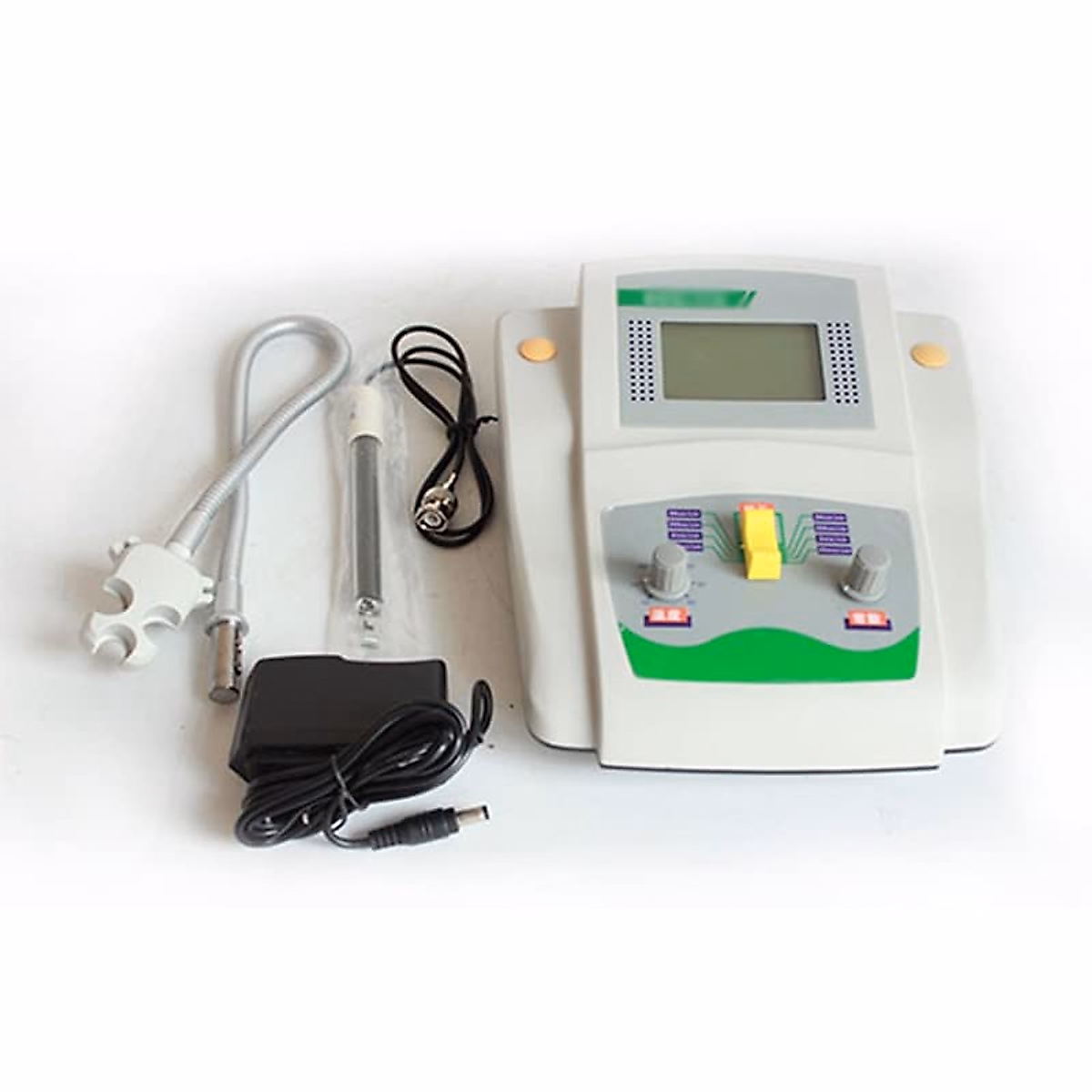 Benchtop PH Conductivity Meter Power Adapter Measurement Resolution VAC