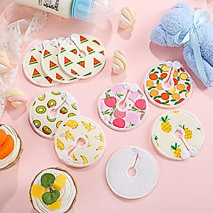 36 Pcs Feeding Tube Pads G Tube Button Covers Breast Nipple Soft Cotton Pads Reusable Button Pads Washable Abdominal Peritoneal Feeding Tube Supplies for Kid Baby Breastfeeding Nursing Care, 6 Pattern