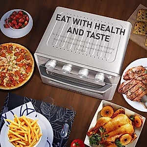 7-in-1 19QT Countertop Convection Toaster Air Fryer Oven Combo Stainless Steel…