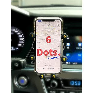 [ Life Goes On ] 2022 Newest Gravity Car Phone Holder Mount Vent Clip, Air Vent Phone Mount for Car, Automatic Locking Universal Smartphone Cradle Compatible for iPhone Galaxy and More. 4.7-6.5 inch