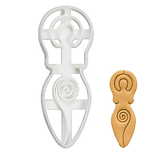 Spiral Goddess cookie cutter, 1 piece - Bakerlogy