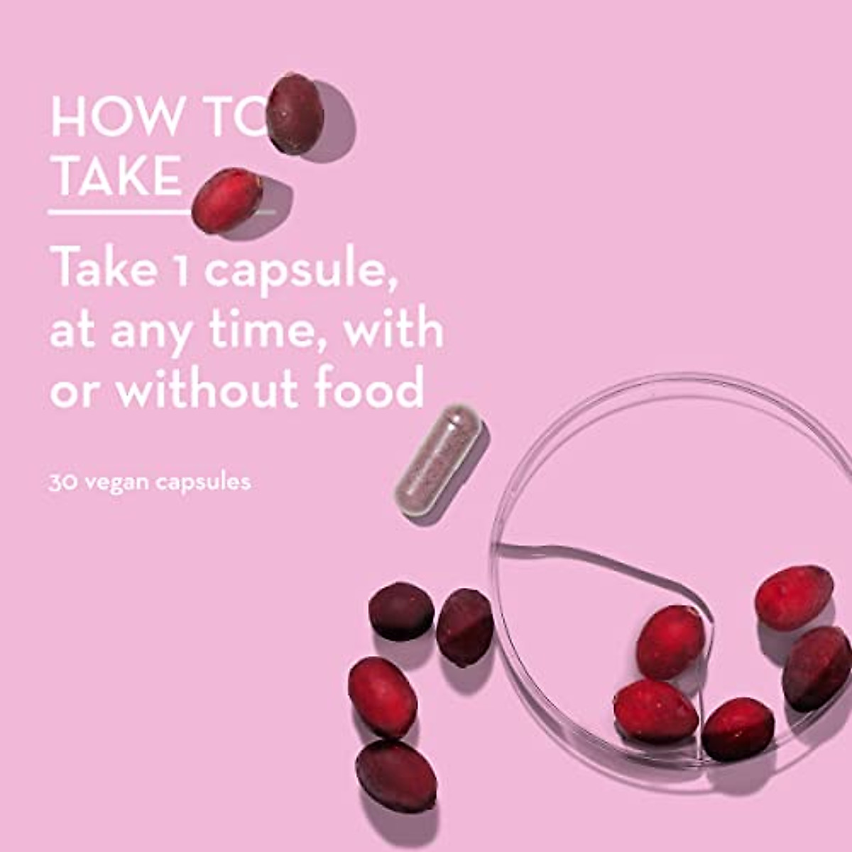 HUM Private Party Cranberry Pills for Women - Daily Vaginal Probiotic Women's Vitamins for Urinary Tract Health - Vegan Lactobacillus Supplement for a Balanced Vaginal pH + Microbiome (30 Capsules)