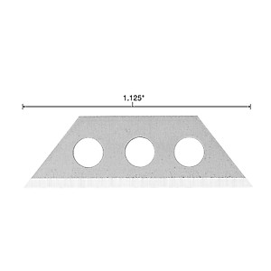 Sheffield 12851 Mini Utility Blades, 5 Piece | Fits Sheffield 12116 and 121126 Mini Utility Knifes | 1-1/8” x 3/8” Blades | Do-Everything Blade for a Do-Everything Knife