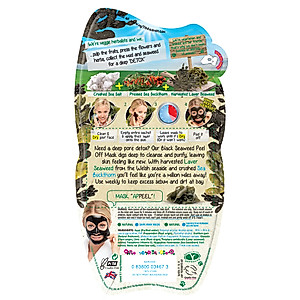 Montagne Jeunesse Black Seaweed Peel Off Masque, 0.3 Fl Oz, 12 Count