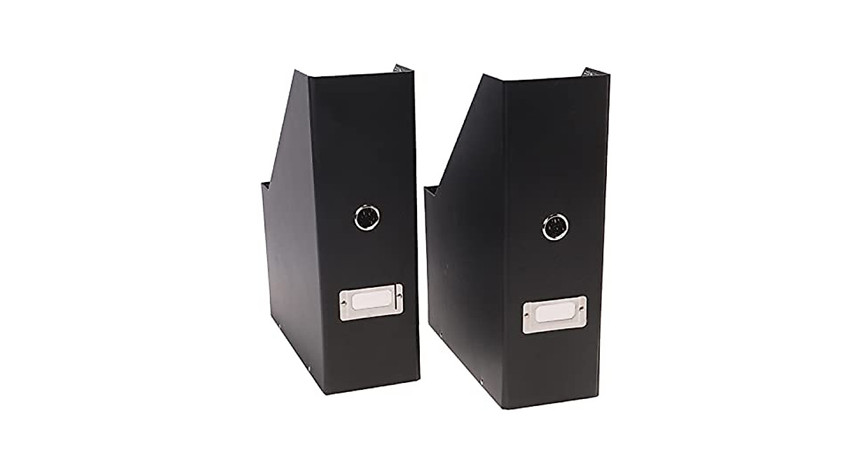 Snap-N-Store Storage Box - Pack of 2 Magazine File Boxes for Organizing ...