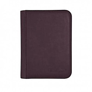 Suede Collection Zippered 4-Pocket Premium PRO-Binder - Amethyst