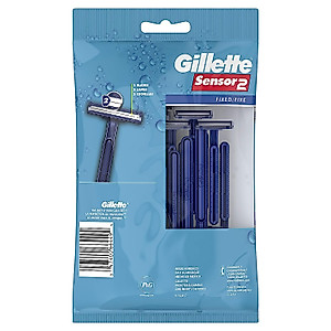 Gillette Sensor2 Disposable Razors, 12 Count