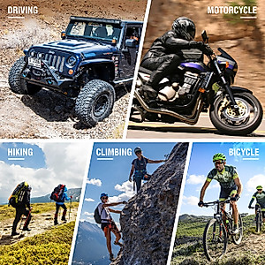 RAYTEEN XL size 4x4 Recovery Work Gloves with Kevlar Anti-Scratch Protection on Finger and Palm, Reflective Logo on Opisthenar for Quick Find in Dark