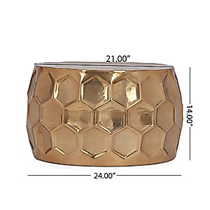 Christopher Knight Home Klein Coffee Table, Brass