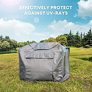 PatioGem Waterproof Generator Cover for Most 2000W-2500W Outdoor Inverter Generators, Fit for Honda EU2000i/2200i/Camco, Westinghouse WH2000i-2400i, iGen2200/2500, Champion2000W, Generac2200W