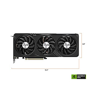 Gigabyte GV-N406TGAMING OC-8GD GeForce RTX 4060 Ti Gaming OC 8G Graphics Card, 3X WINDFORCE Fans, 8GB 128-bit GDDR6, Video Card