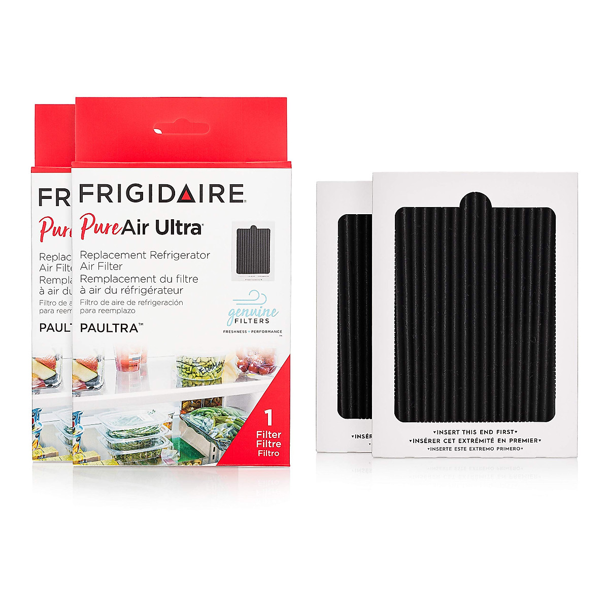 Frigidaire PureAir Ultra Air Filter 2 Pack + Frigidaire Water Filtration Filter