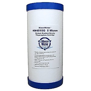 KleenWater Filter Compatible with Pentek DGD-5005, Melt Blown Polypropylene Replacement Cartridge 4.5 x 10 Inch