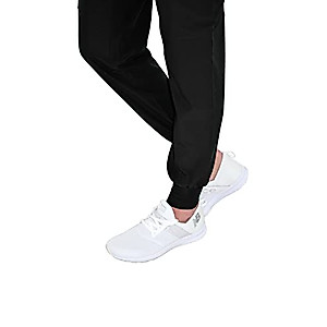 GT Performance Women's Medical Nursing Jogger Scrub Pant Black-Medium