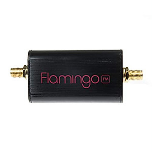 Flamingo+ FM - Broadcast FM Bandstop Filter v2 (FM Notch Filter) for Software Defined Radio (RTL-SDR) Applications. Blocks Problematic 88-108MHz Frequencies from Your SMA-Connected Radio