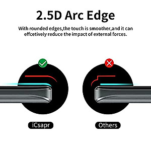 iCsapr [4 Pack] Glass Screen Protector Compatible for Samsung Galaxy A32 5G [Not for A32 4G][9H Hardness]-HD Screen Tempered Glass, Easy Install-[Case Friendly] 2.5D Edge