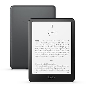 All-new Amazon Kindle Paperwhite Signature Edition (32 GB) – Our fastest Kindle with an auto-adjusting front light, wireless charging, and weeks of battery life – Metallic Black + 3 Months Free Kindle Unlimited (with auto-renewal)